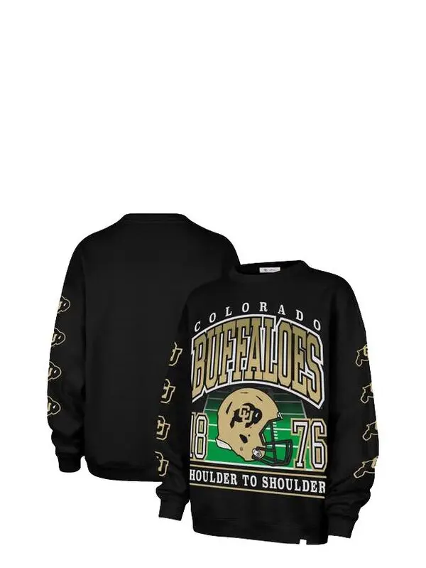'47 Colorado Buffaloes Oversized Pullover Sweatshirt - Black