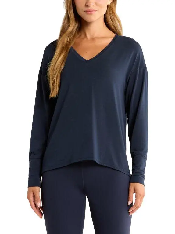 Zella Long Sleeve T-shirt - Navy Sapphire