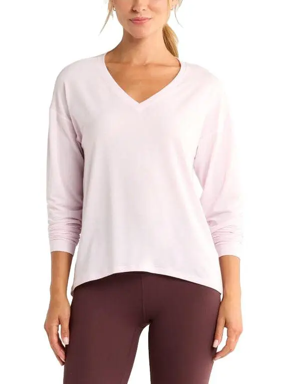 Zella Long Sleeve T-shirt - Pink Ice