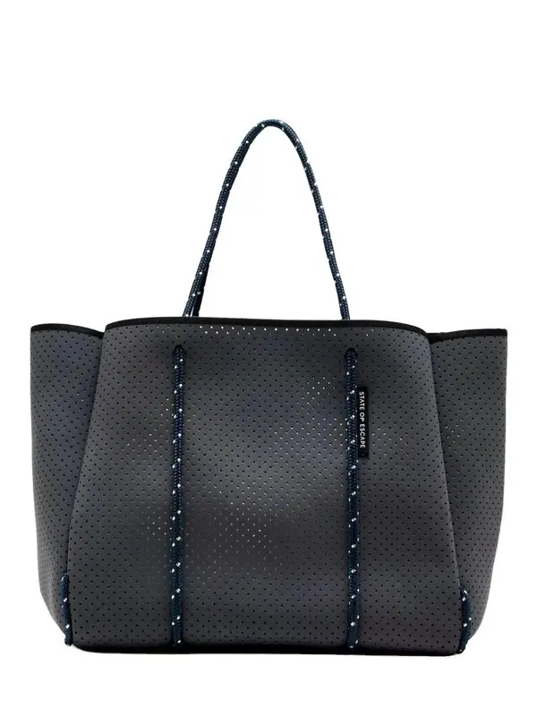 STATE OF ESCAPE Perforated Tote Bag - Blue