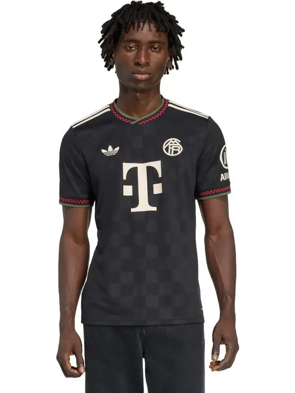 Adidas Fc Bayern 25/26 Third Jersey - Black / Halo Ivory