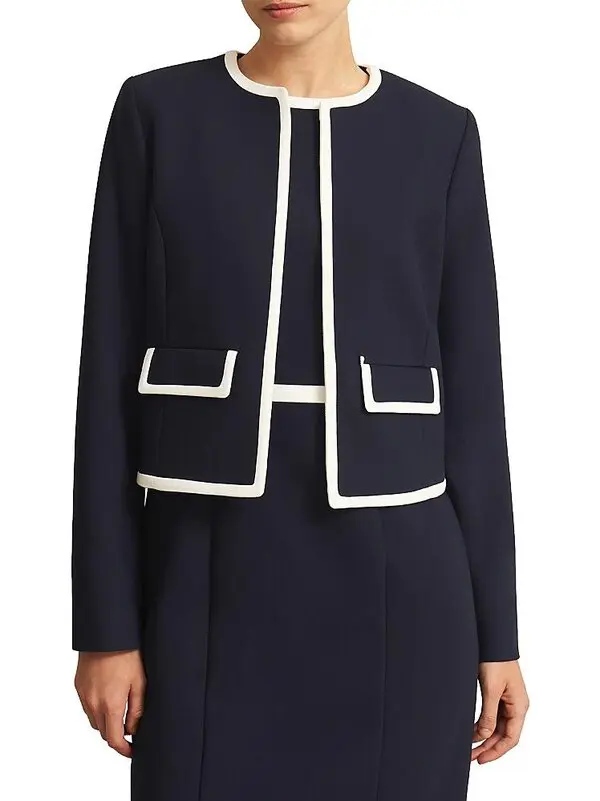 HOBBS LONDON Sally Jacket - Navy Ivory
