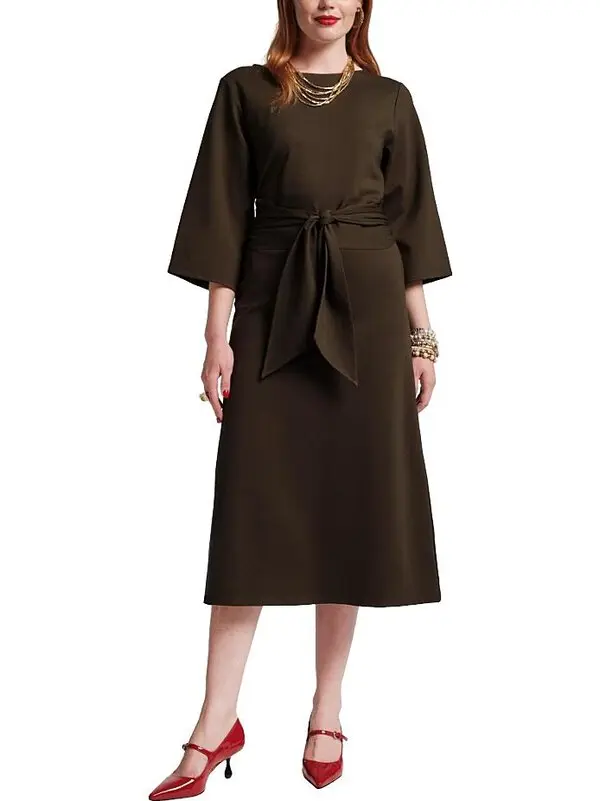 FRANCES VALENTINE Whitney Wrap Dress - Olive