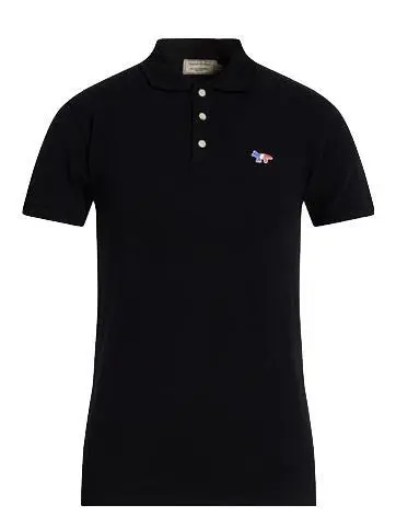Maison Kitsuné Polo Shirt Size Cotton - Black