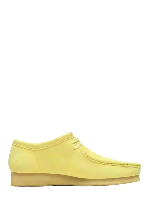Clarks Suede Lace-up Shoes - Yellow