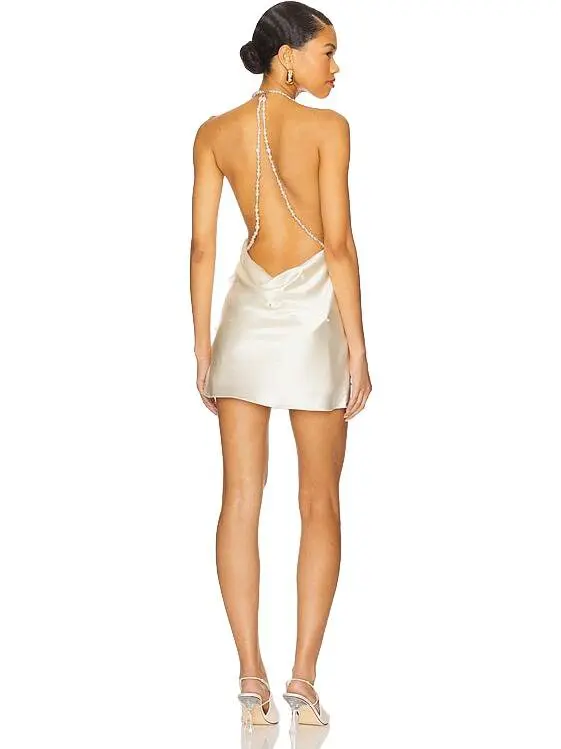 Retrofete Siobhan Embellished Dress - Cream