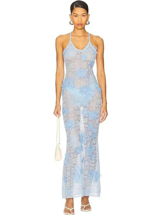 SNDYS Vesper Maxi Dress - Baby Blue