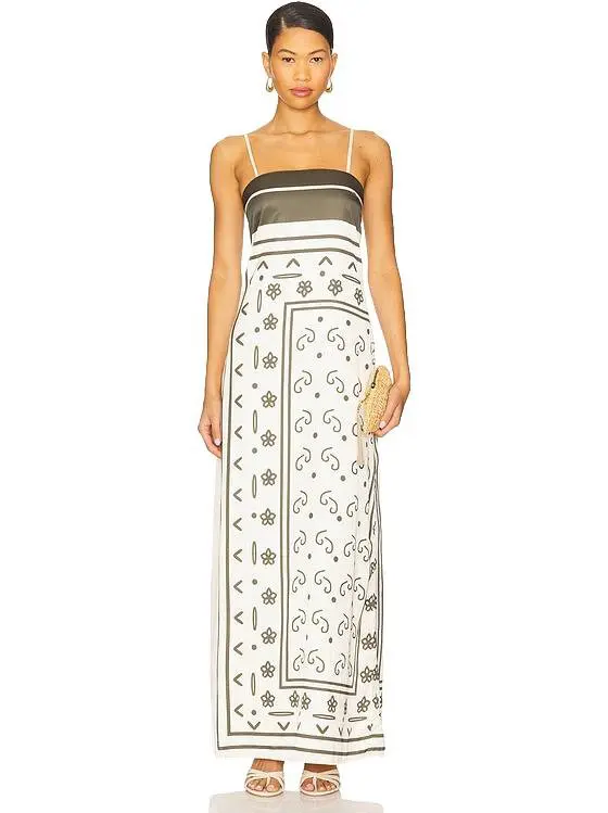 SNDYS Silas Maxi Dress - Boho Print