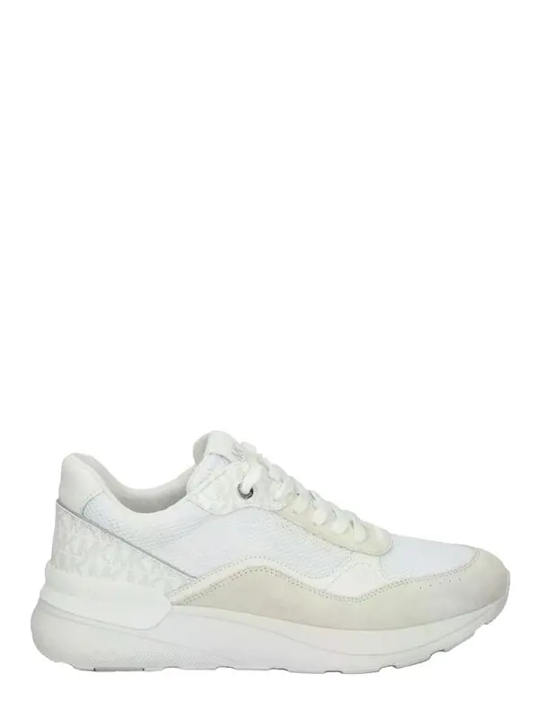 Michael Kors Logo-pattern Mesh Sneakers - Neutrals