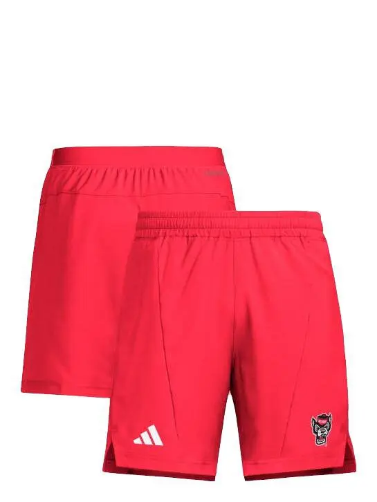 Adidas Nc State Wolfpack Program Training Shorts - Red