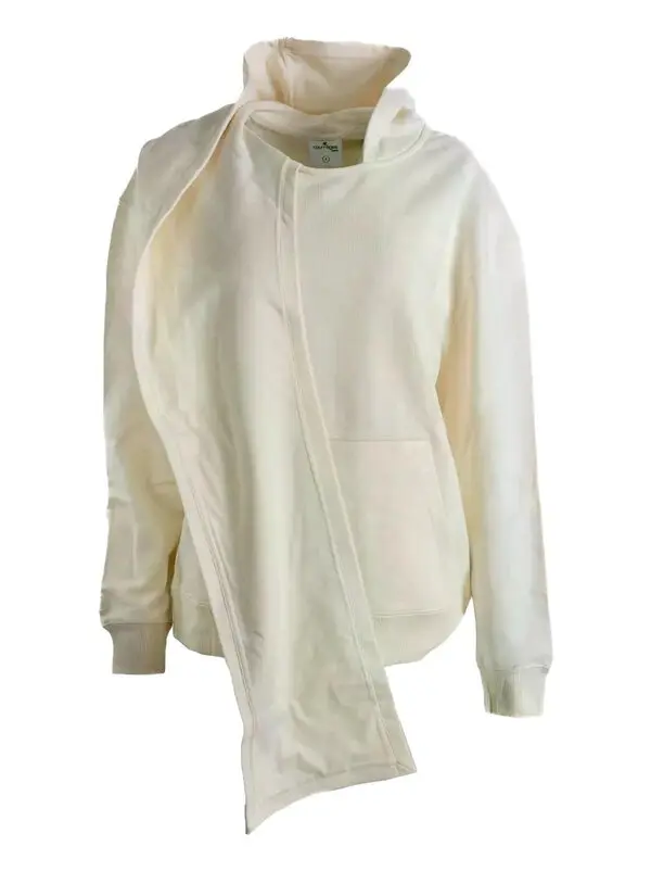 COURREGES Draped Hoodie - White