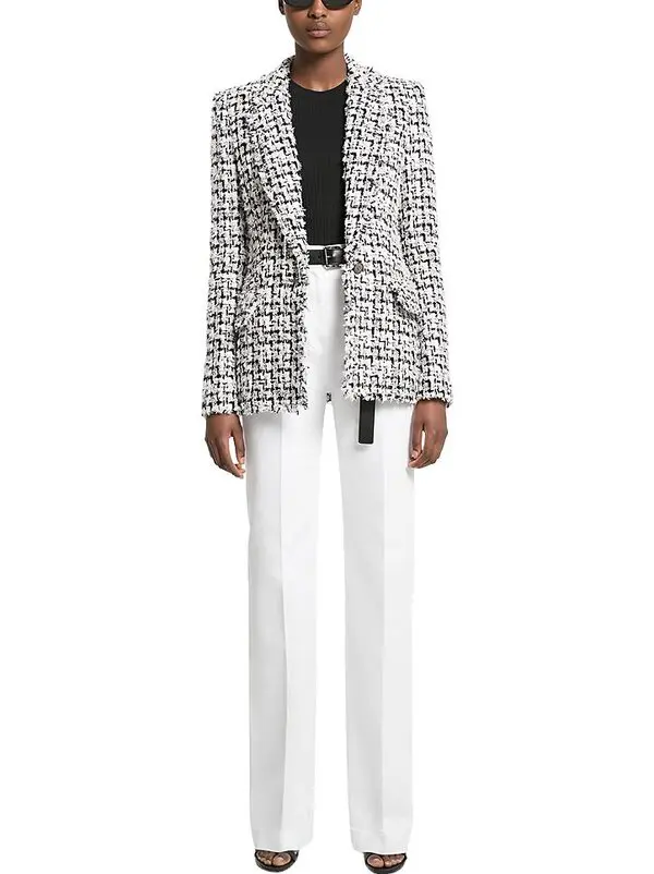 Michael Kors Tweed Blazer - Black/white