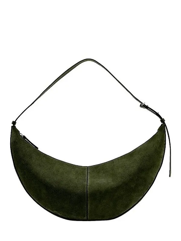 Proenza Schouler Soft Suede Hobo Slide Bag - Olive