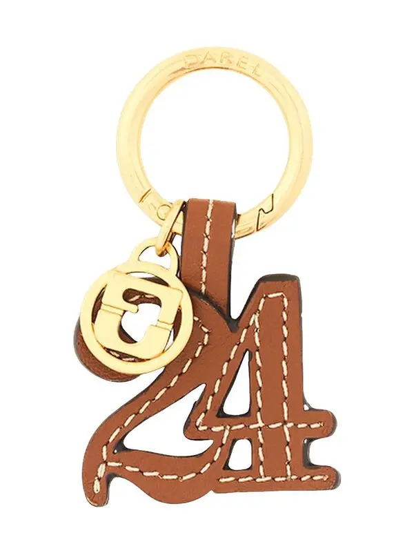 Gerard Darel 24 Bag Charm - Cognac
