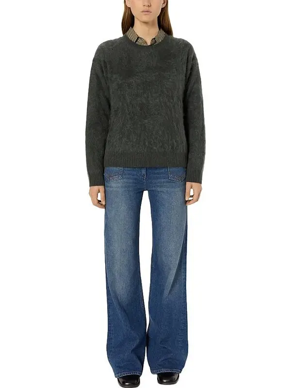 Gerard Darel Elina Cashmere Sweater - Khaki Green