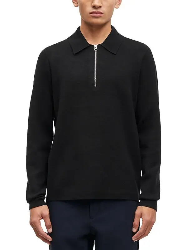 SAMSØE SAMSØE Guna Half Zip Sweater - Black