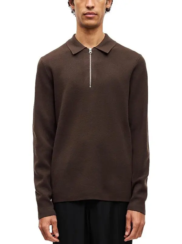 SAMSØE SAMSØE Guna Half Zip Sweater - Coffee