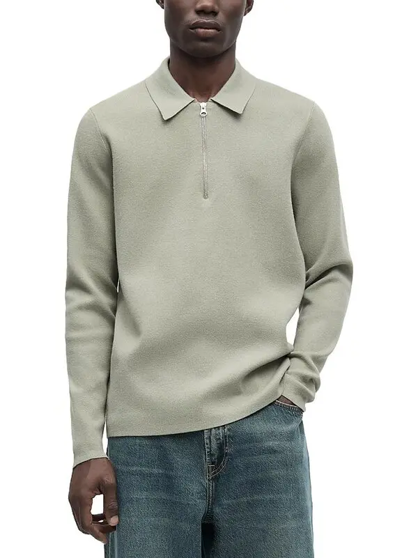 SAMSØE SAMSØE Guna Half Zip Sweater - Seagrass