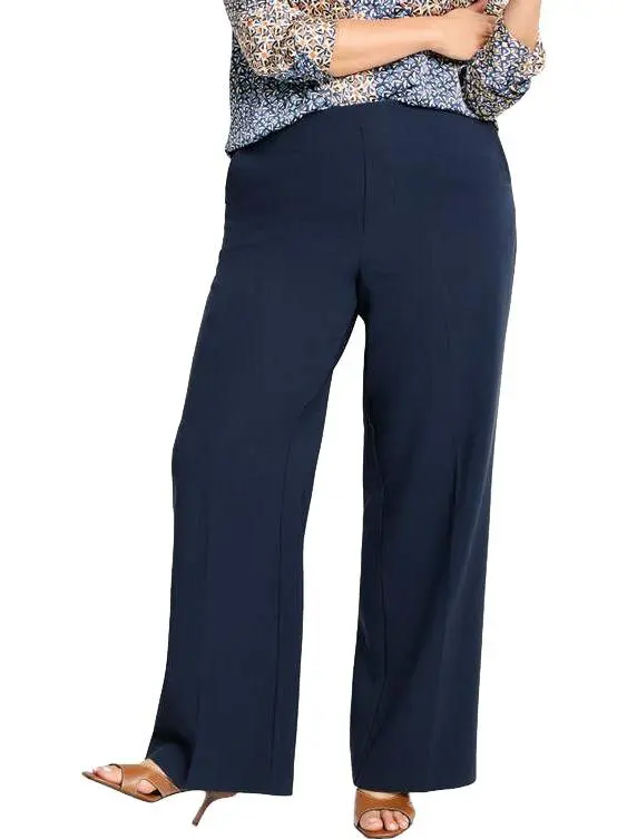 NIC+ZOE Lenox Stretch Suit Pants - Dark Indigo