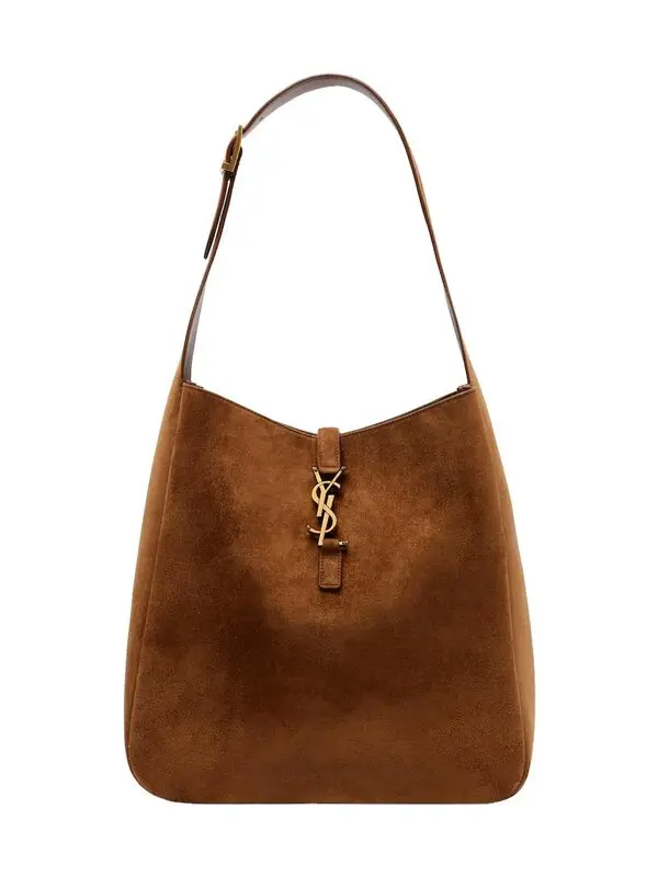 Saint Laurent Le 5 À 7 Supple Large Suede Shoulder Bag - Brown