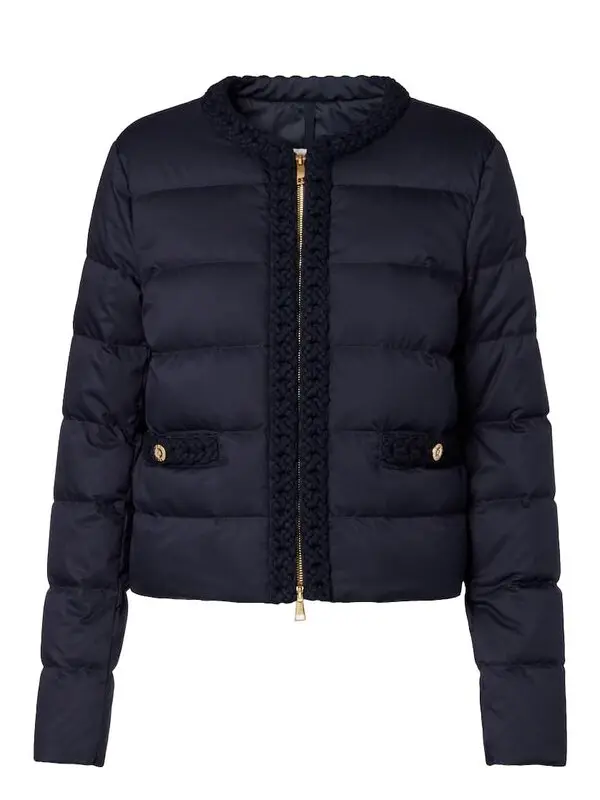 Moncler Quilted Down Jacket - Blue
