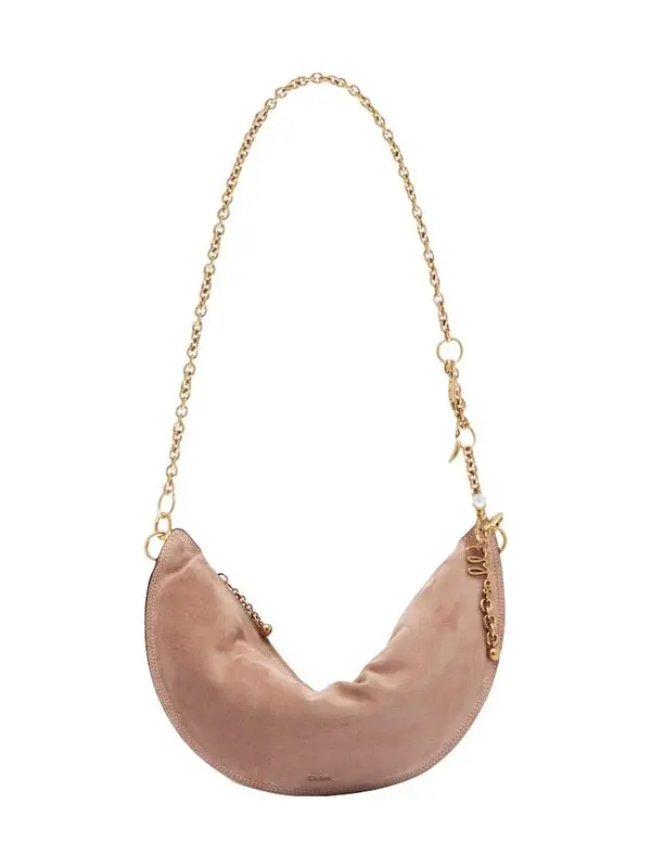 Chloé Icons Small Suede Shoulder Bag - Pink