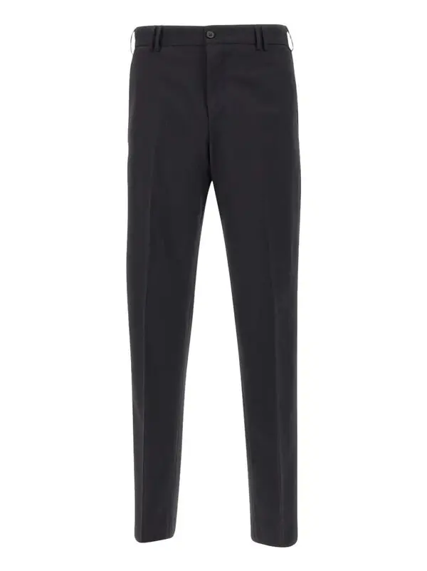 PT TORINO Michael Tailored Wool Trousers - Black