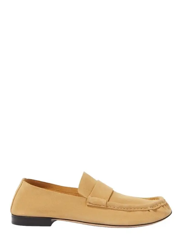 THE ROW Suede Loafers - Yellow