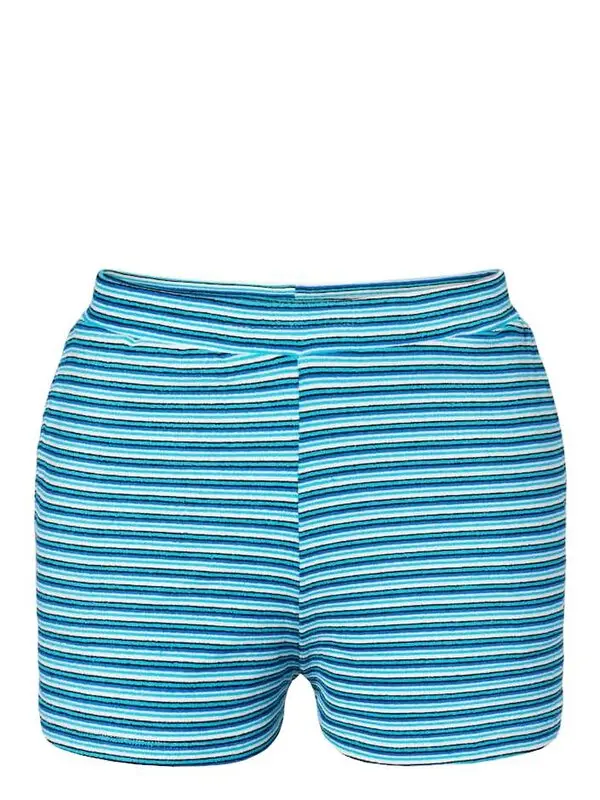 The Upside Rio Billie Striped Shorts - Blue