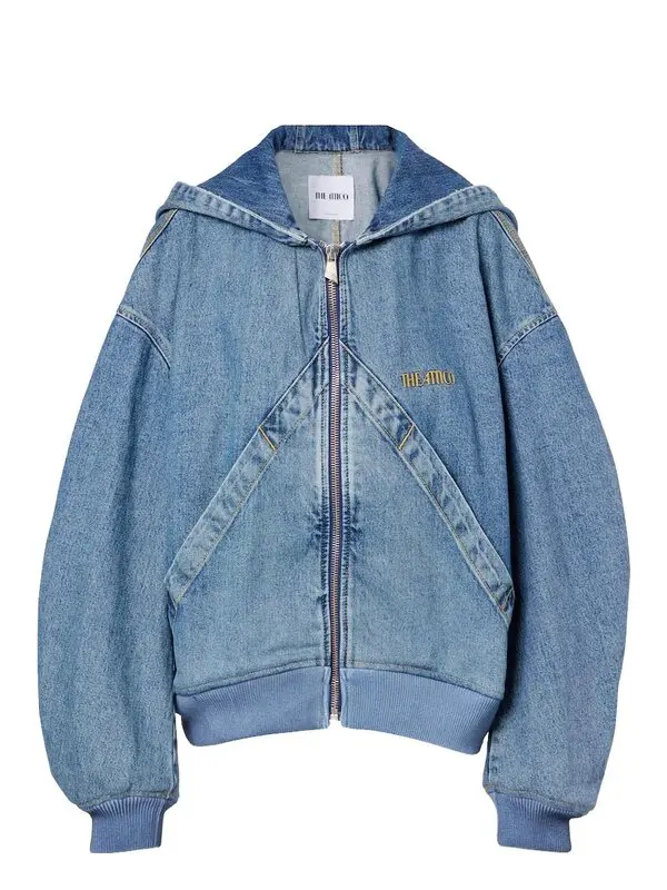 Attico Denim Blouson - Blue