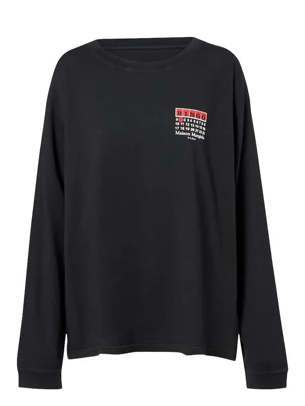 MAISON MARGIELA Bingo Cotton Jersey T-shirt - Black