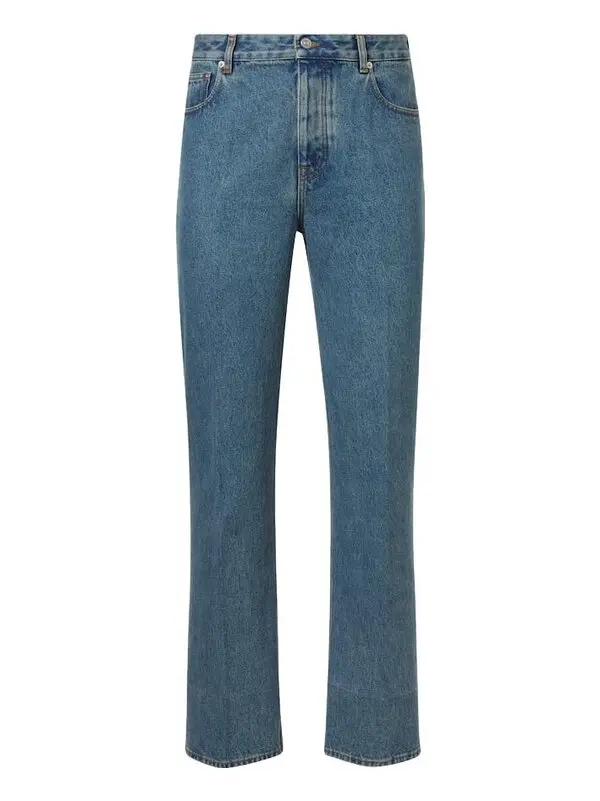 Valentino Garavani Mid-rise Straight Jeans - Blue