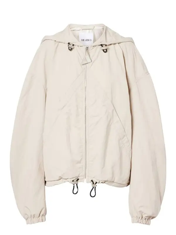 Attico Drawstring Jacket - Beige