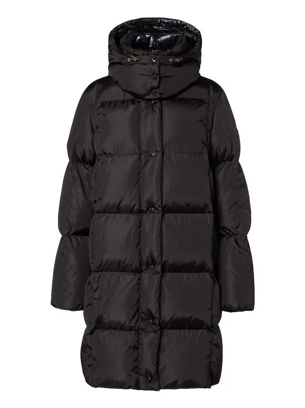 Moncler Hooded Down Coat - Black