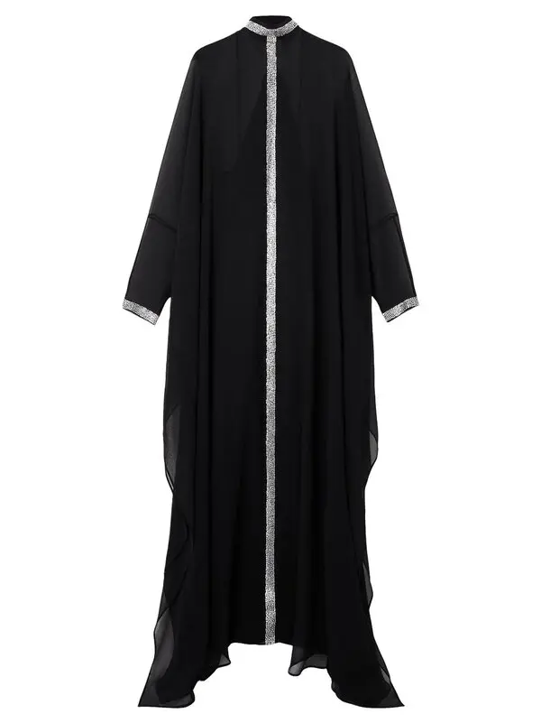 TALLER MARMO Parthenon Swarovski Crystal-embellished Gown - Black