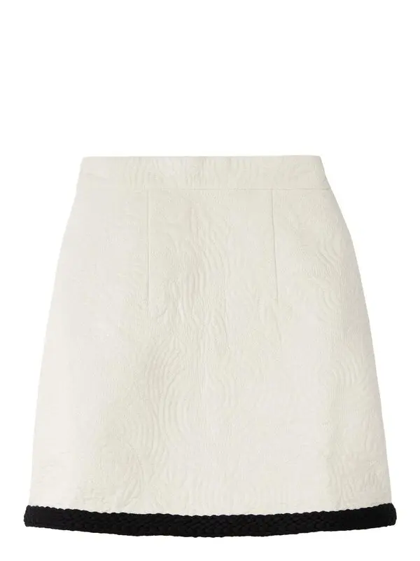 EMPORIO SIRENUSE Giuliana Mini Skirt - White