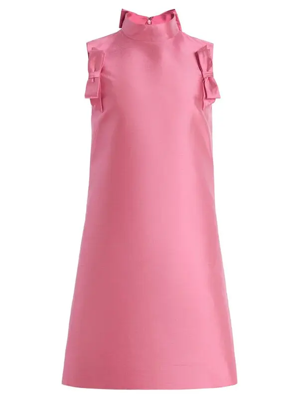 Valentino Garavani Bow-detailed Mini Dress - Pink