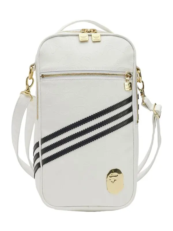 A BATHING APE X Adidas Original Sling Bag - White