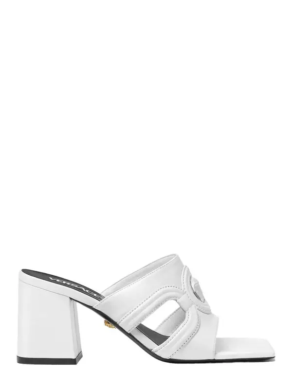 Versace 70mm Medusa '95 Mules - White
