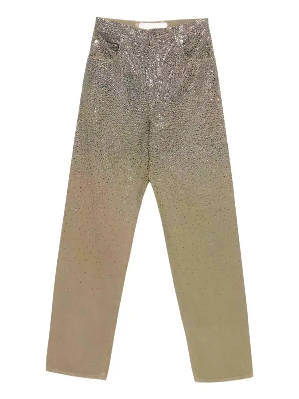 GOLDEN GOOSE Swarovski-crystal-embellished Jeans - Neutrals
