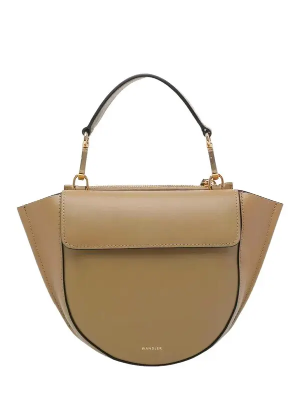 WANDLER Mini Hortensia Leather Tote - Brown