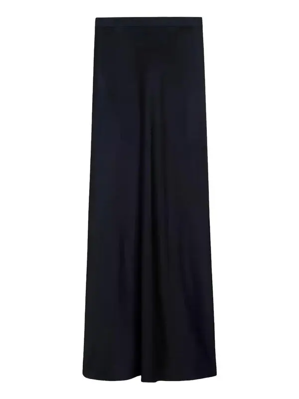 Max Mara Rimini Bias-cut Long Skirt - Blue