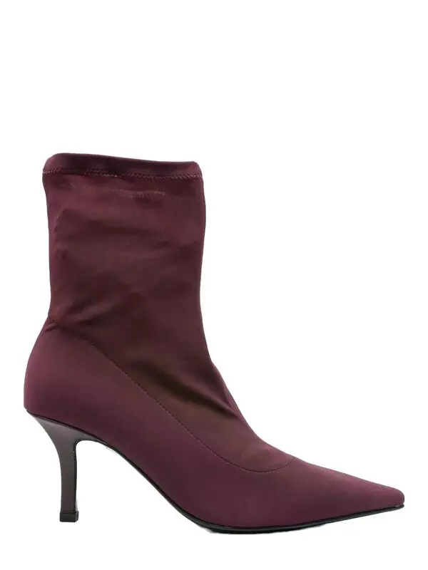Patrizia Pepe 70mm Heeled Ankle Boots - Purple