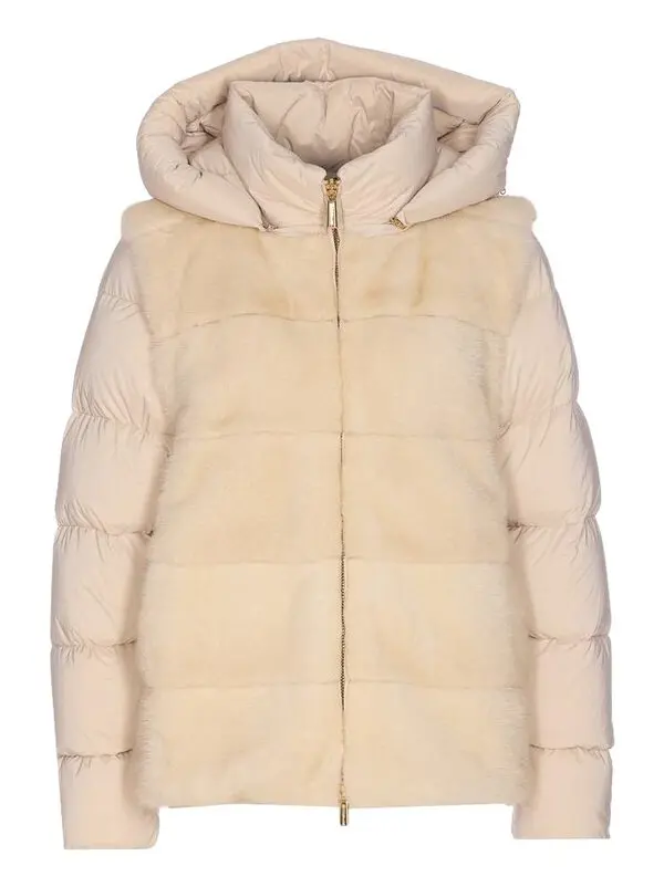 MOORER Stone Morzine Down Jacket - White