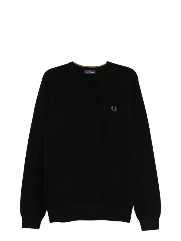 Fred Perry Piqué-stitched Top - Black