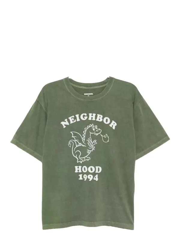 NEIGHBORHOOD Graphic-print T-shirt - Green