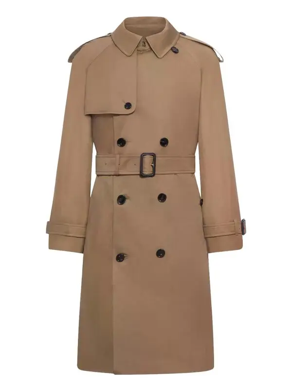 Burberry Double-breasted Trench Coat - Brown