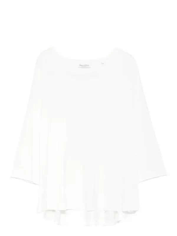 Marc O'polo Three-quarter Sleeve Top - White