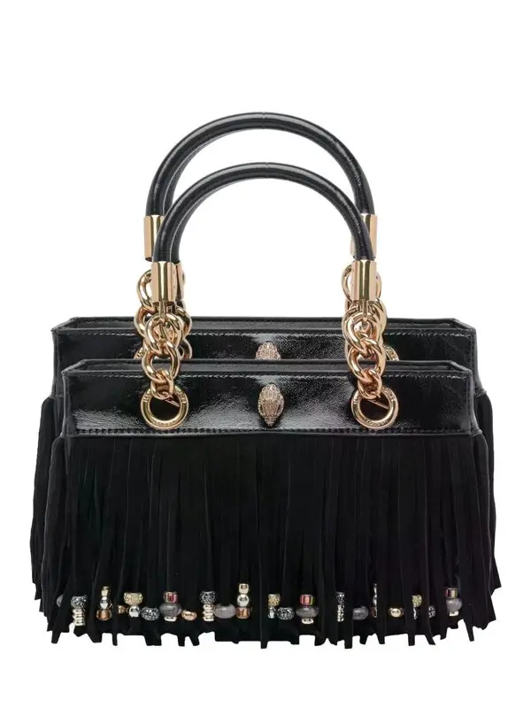 Kurt Geiger Fringe-embellished Tote - Black