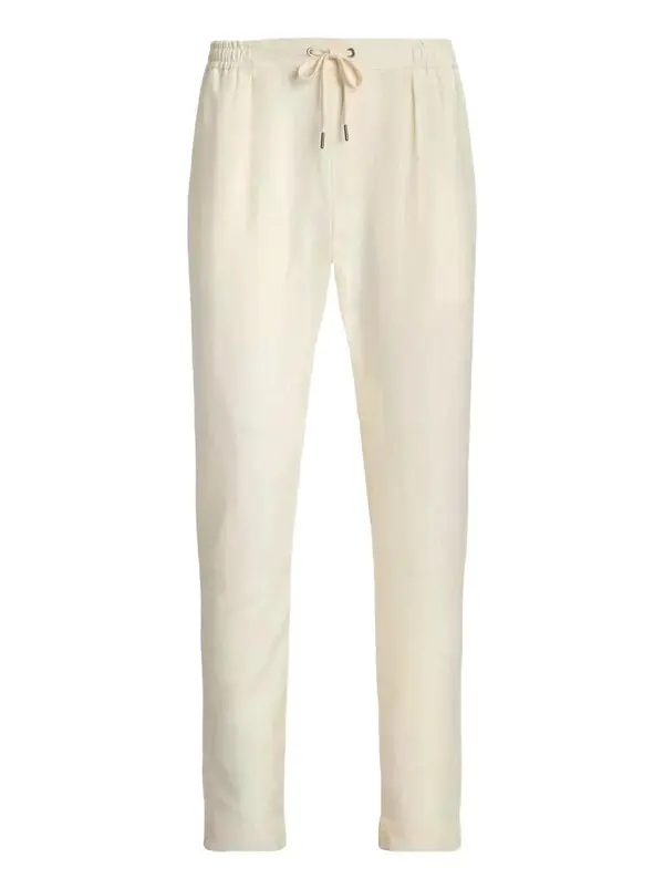 Ralph Lauren Purple Label Drawstring Trousers - Neutrals